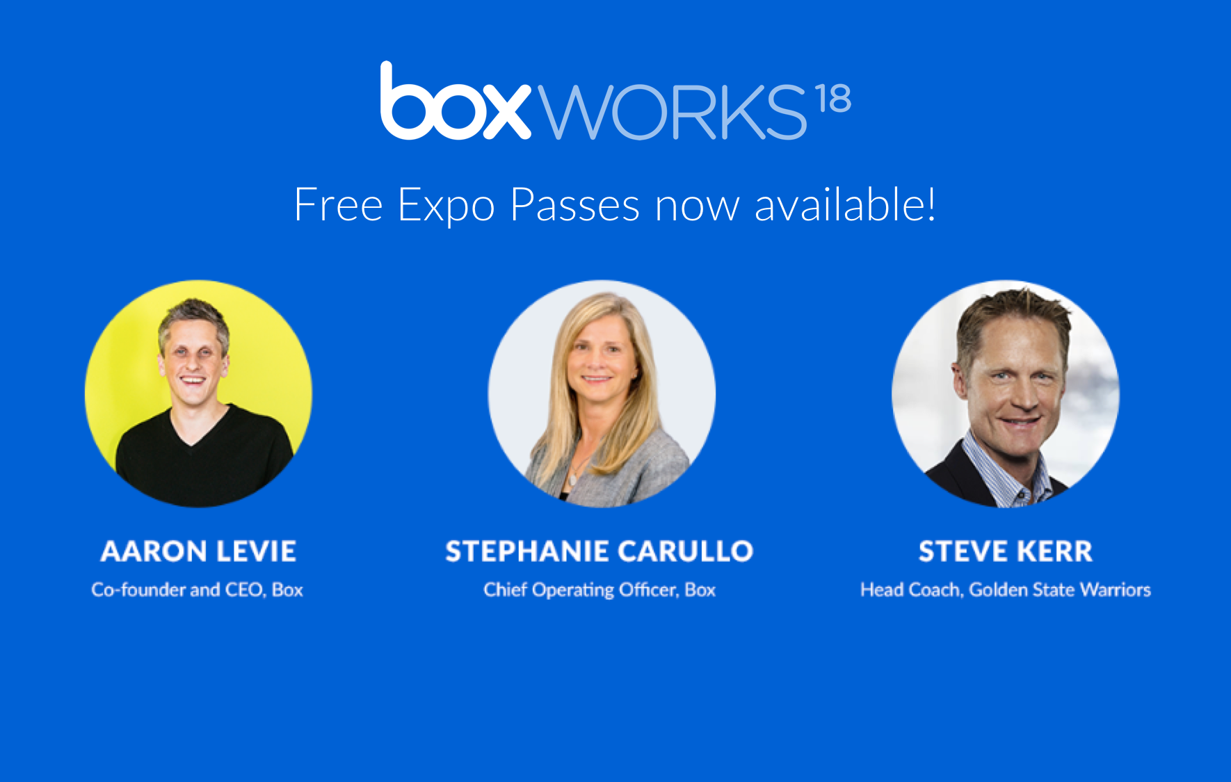 The BoxWorks 2018 Free Expo Pass is now available! | Box Blog