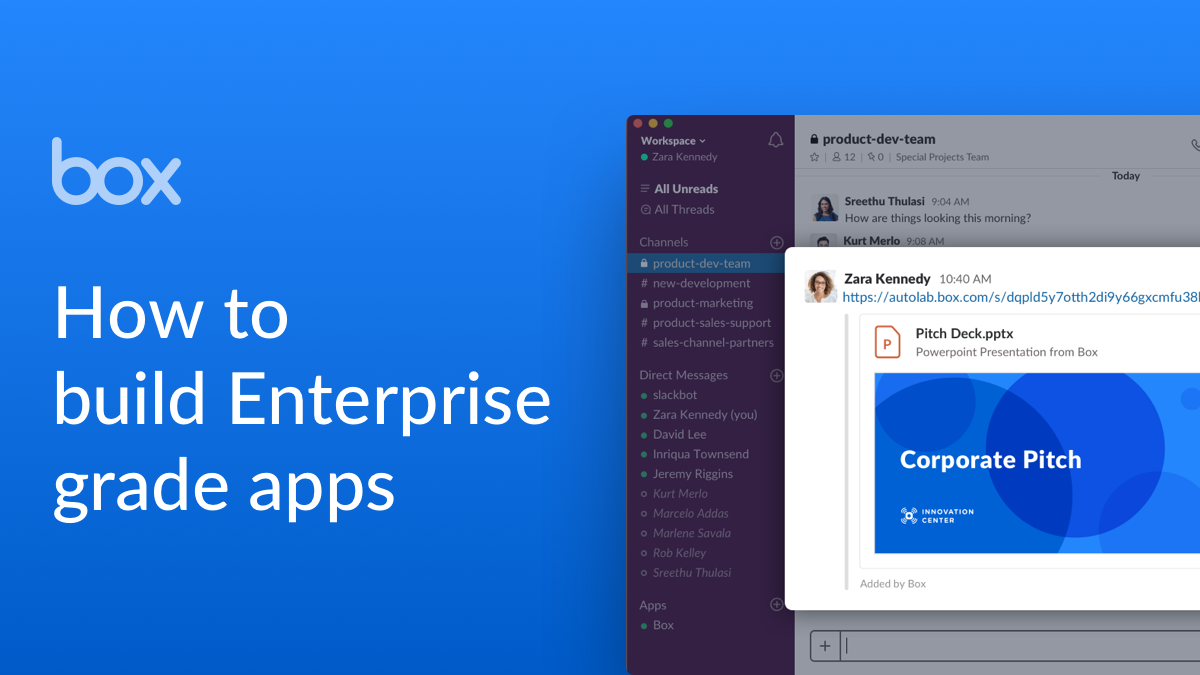 How to build Enterprise grade apps | Box Blog