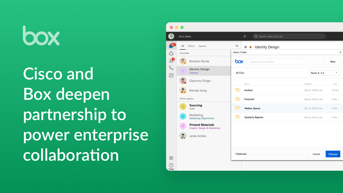 Cisco and Box deepen partnership to power enterprise collaboration ...