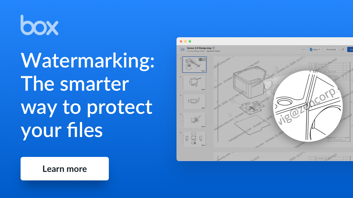 Watermarking: The smarter way to protect your files | Box Blog
