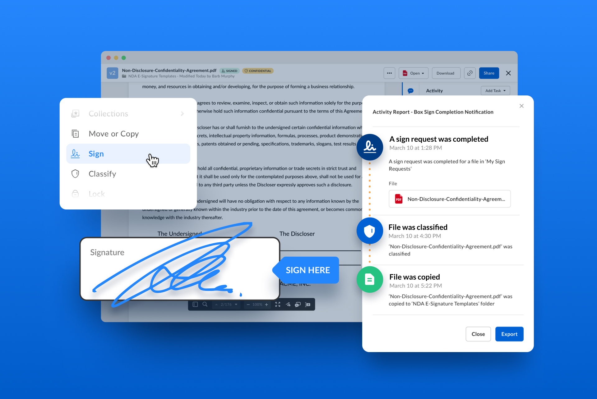 Reduce costs with secure e-signature workflows in the Content Cloud ...