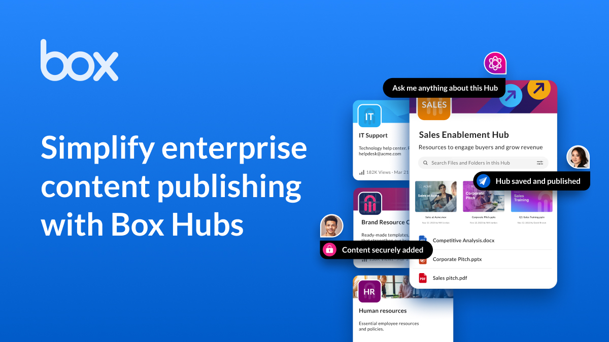 Simplify enterprise content publishing with Box Hubs | Box Blog
