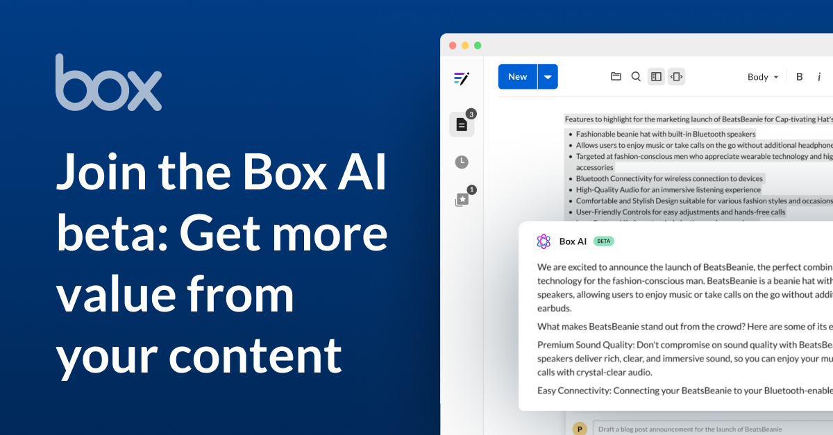 Join the Box AI beta: Get more value from your content | Box